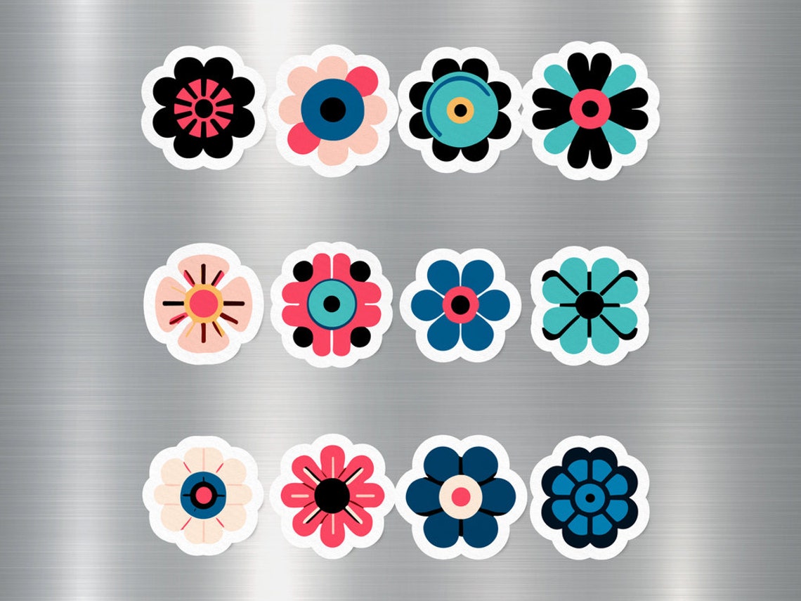 Flower Svg Bundle | Colorful Flower Designs | Flower Icons | Decorative ...