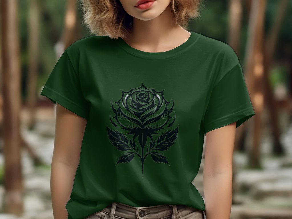 4 Gothic Rose Svg | Black and White Rose Art | Modern Gothic Floral ...