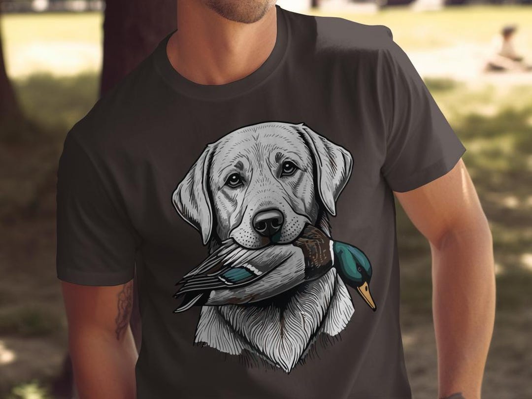 Labrador Retriever Hunting Svg | Dog Holding Duck Svg | Duck Hunting ...