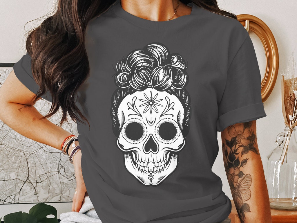 Female Skull Svg Female Skull Vector Decorative Skull Sugar Skull ...