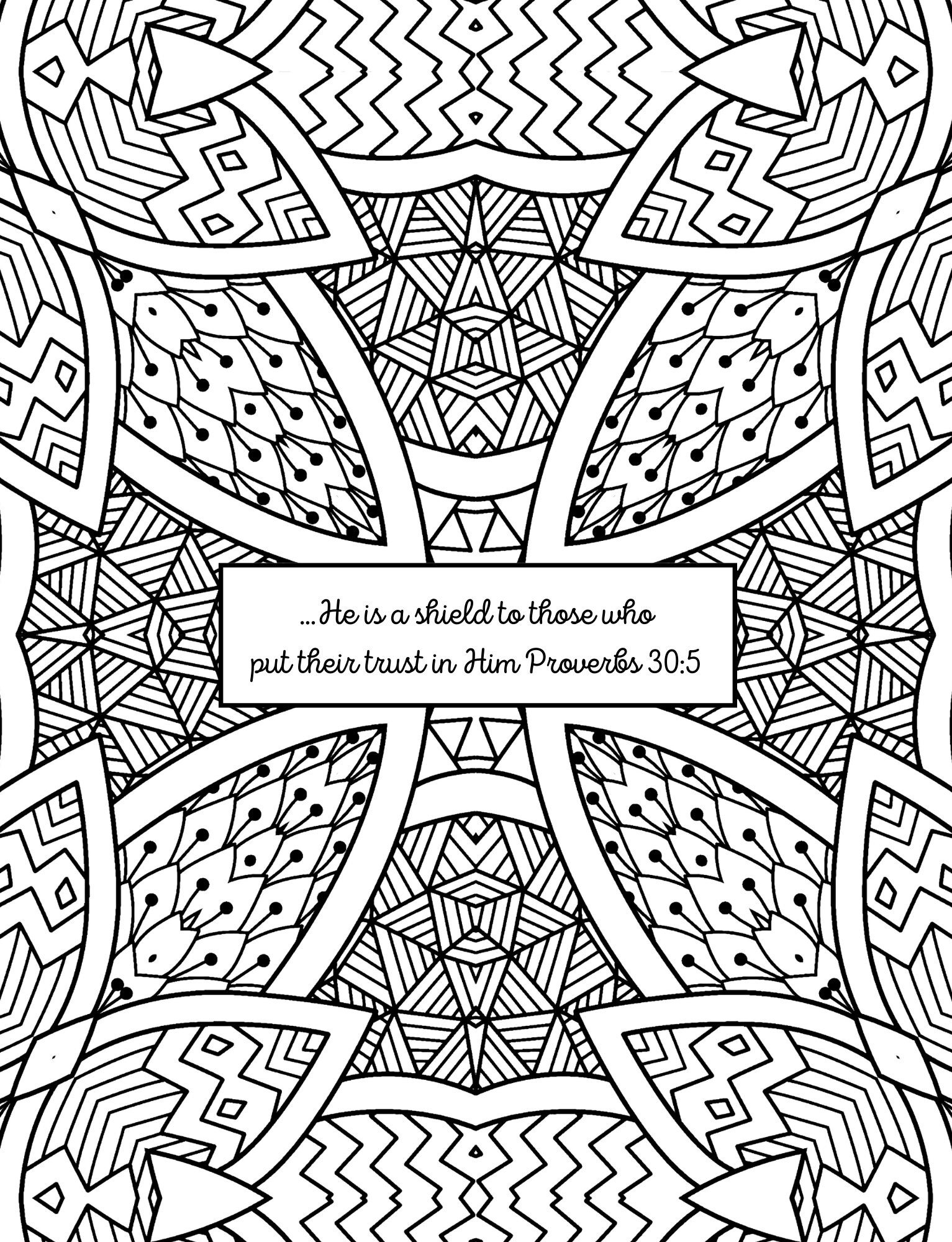 20 Zentangles & Proverbs Adult Coloring Pages Printable - Etsy