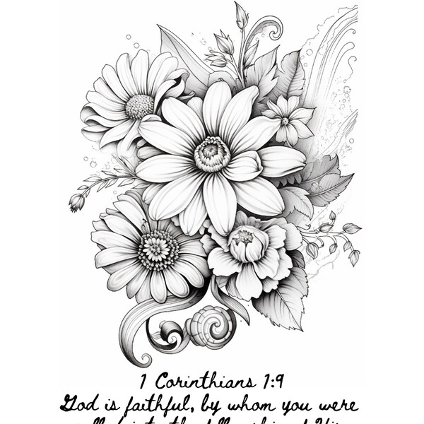Bible Verse Flowers - Etsy