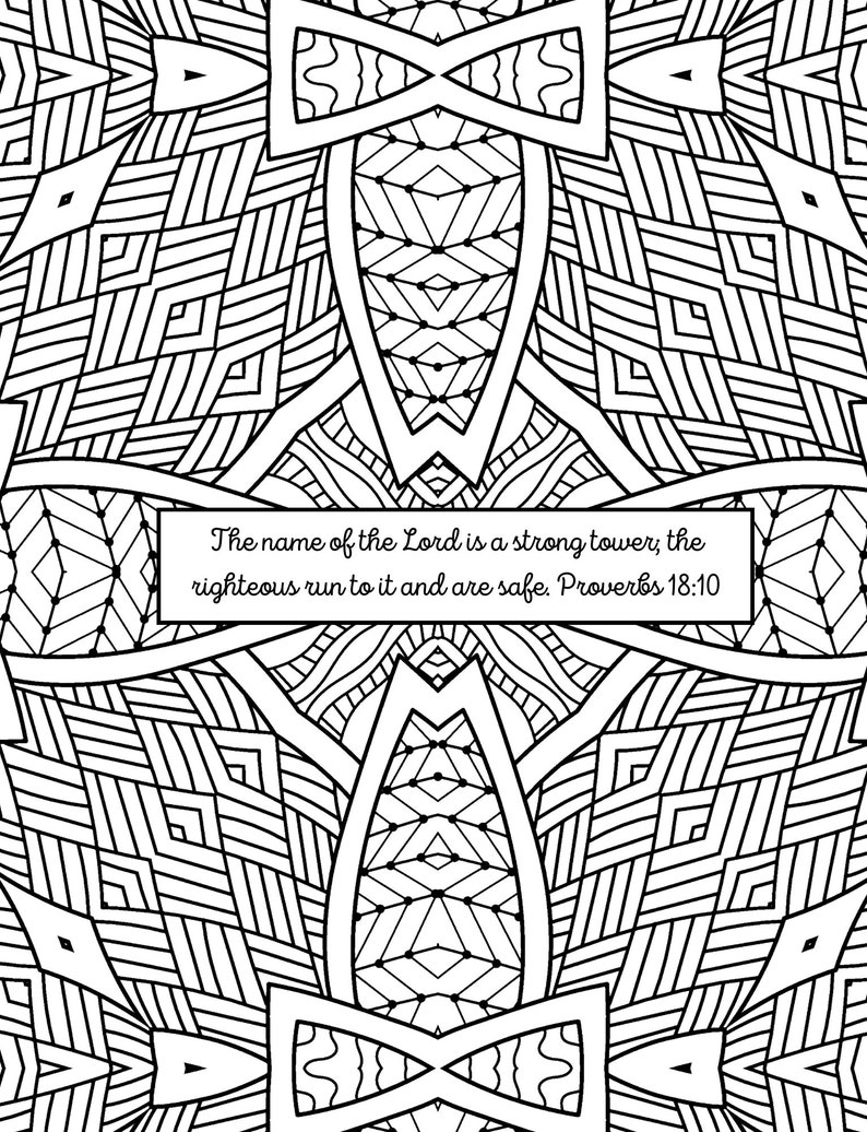 20 Zentangles & Proverbs Adult Coloring Pages Printable - Etsy