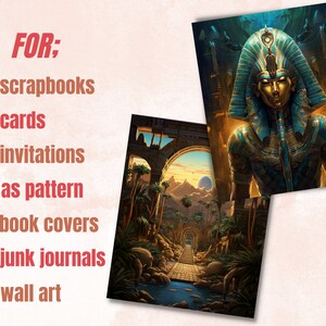 Printable Ancient Egypt Digital Paper, Egyptian Ruins Background ...