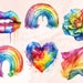 32 PNG Watercolour LGBTQ Pride Clipart Bundle, LGBT Pride Month Files ...