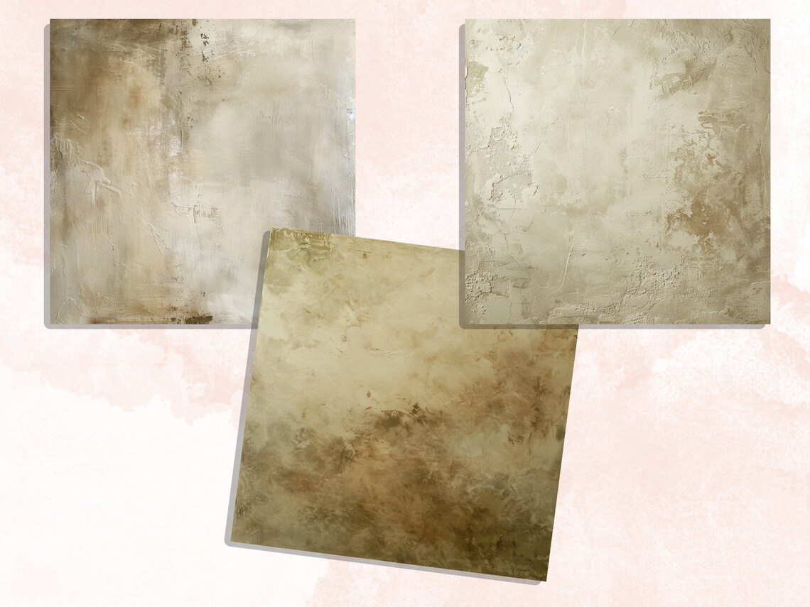 Neutral Texture Digital Paper Pack, Elegant Beige Neutral Background ...