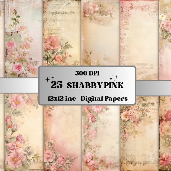 Pink Shabby Chic - Etsy