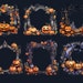40 PNG Watercolor Halloween Frames Clipart, Halloween Wreaths ...