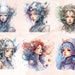 42 PNG Watercolour Space Fairy Clipart, Celestial Galaxy Fairy Clip Art ...