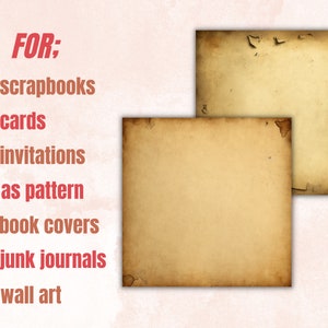 Old Paper Textures Digital Paper, Digital Paper Pack With Vintage Paper ...