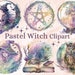 35 PNG Watercolor Celestial Witch Clipart, Celestial Witchcraft Clip ...