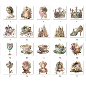28 PNG Watercolor Vintage Princess Clipart, Princess Clip Art ...