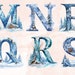 26 PNG Watercolour Winter Alphabet Clipart, Snowy Letters Clip Art ...