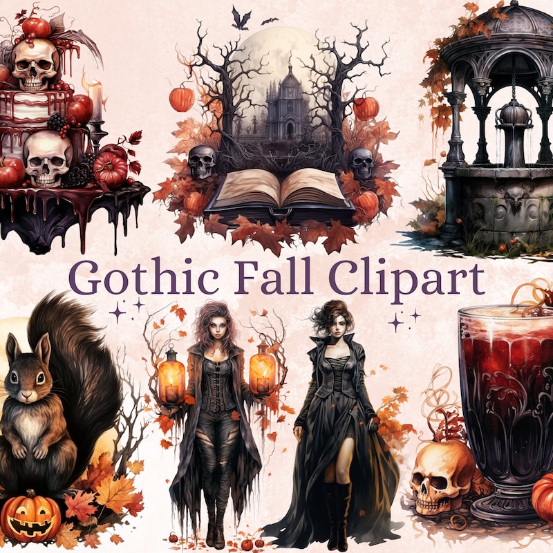 Halloween/fall Clip Art - Etsy