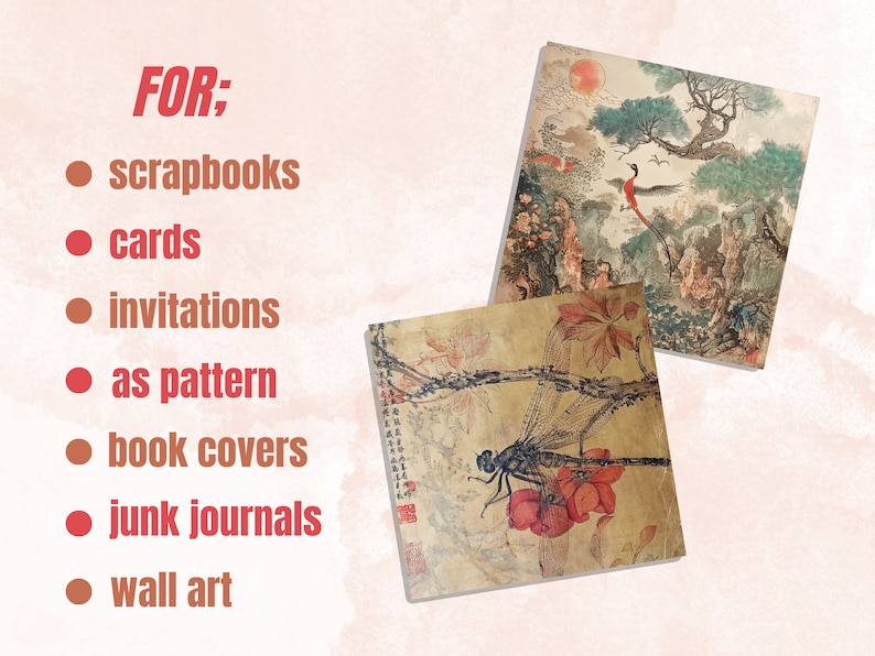 Vintage Chinese Paper, Distressed Chinese Background Collage, Asian ...