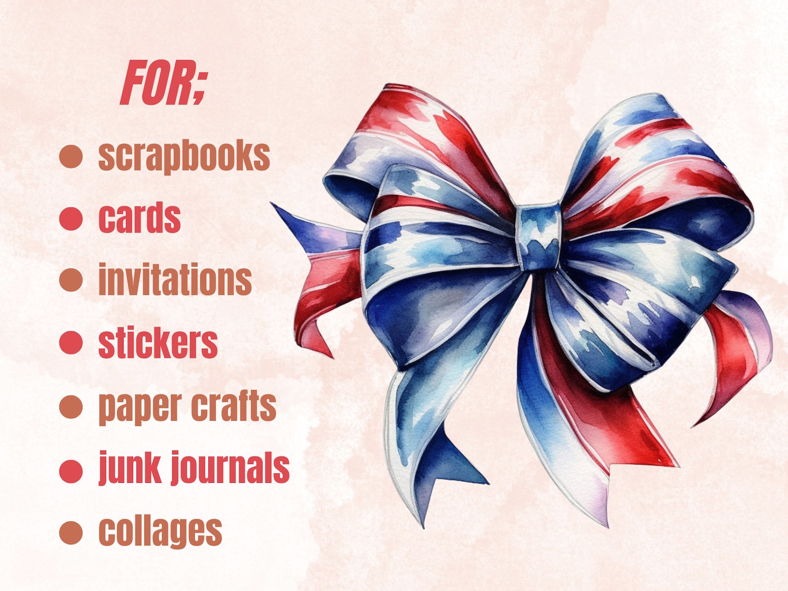 32 PNG Watercolor 4th of July Clipart Bundle, Independence Day Clip Art ...