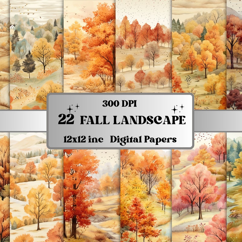 Autumn Watercolor - Etsy