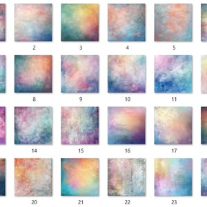 Pastel Texture Digital Paper Pack, Pastel Soft Colors Background Pages ...