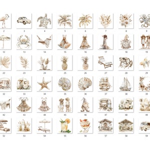 60 PNG Watercolor Boho Summer Clipart, Bohemian Summer Girl ...