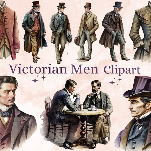 Victorian Clothing Men - Etsy