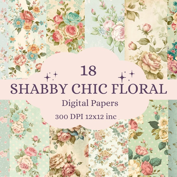Shabby Chic Digital - Etsy