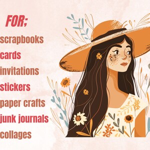 70 PNG Watercolor Summer Folk Art Clipart, Scandinavian Beach ...