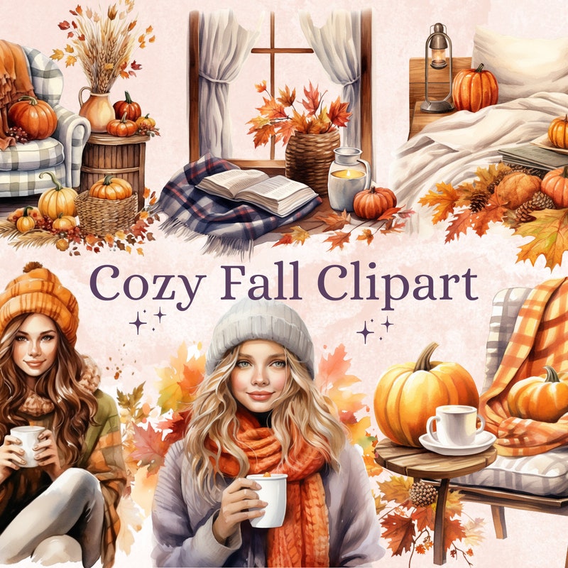 Autumn Clip Art - Etsy