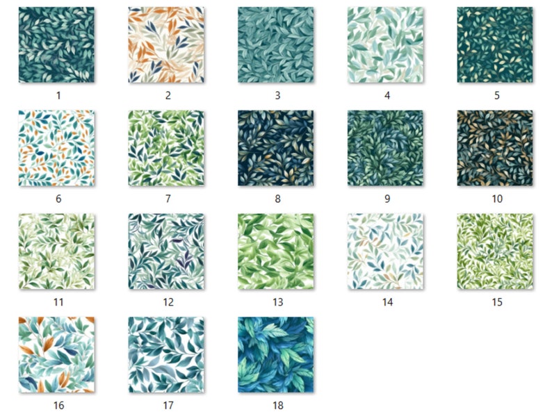 Seamless Gentle Leaves Digital Paper, Eucalyptus Greenery Seamless ...