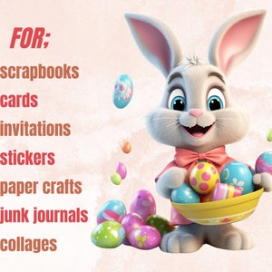 60 PNG Watercolor Cute Easter Clipart, Spring Easter Egg Illustrations ...
