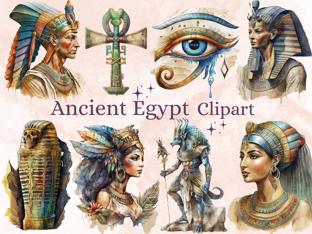 38 PNG Watercolor Fantasy Ancient Egypt Clipart, Ancient Egypt ...