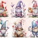 50 PNG Watercolor Mother's Day Gnomes Clipart, Gnome Cute Mothers Day ...