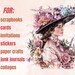 50 PNG Watercolor Victorian Spring Clipart, Floral Victorian Era ...