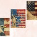 Vintage Patriotic America Digital Paper, 4th of July Americana Ephemera ...
