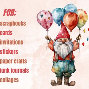 50 PNG Watercolor Mother's Day Gnomes Clipart, Gnome Cute Mothers Day ...