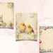 Printable Spring Easter Digital Paper, Nursery Bunny Ephemera Collage ...