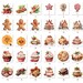 40 PNG Watercolor Christmas Dessert Clipart, Christmas Sweets Clip Art ...