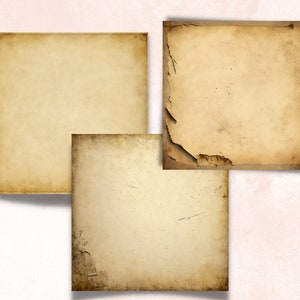 Old Paper Textures Digital Paper, Digital Paper Pack With Vintage Paper ...