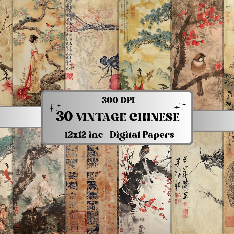 Chinese Wallpaper - Etsy UK