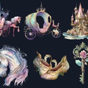 26 PNG Watercolor Pastel Princess Clipart, Princess Clip Art ...