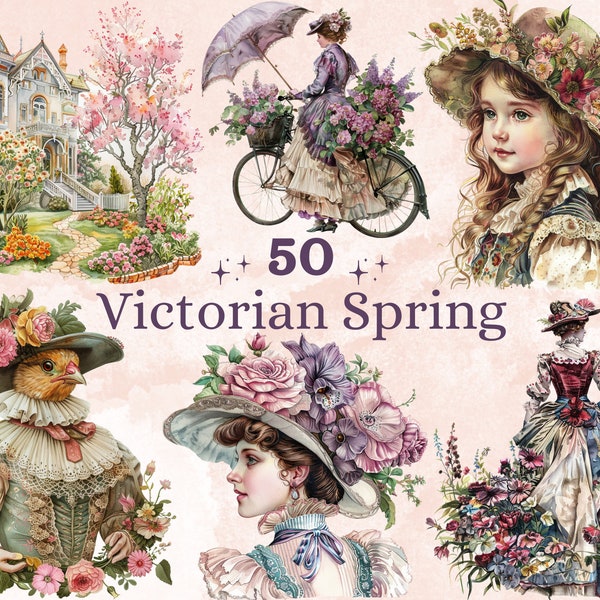 Spring Clip Art - Etsy