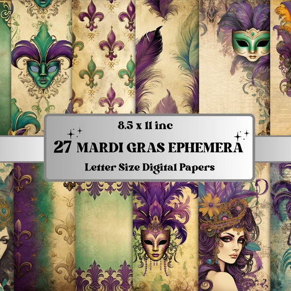 Mardi Gras Paper - Etsy