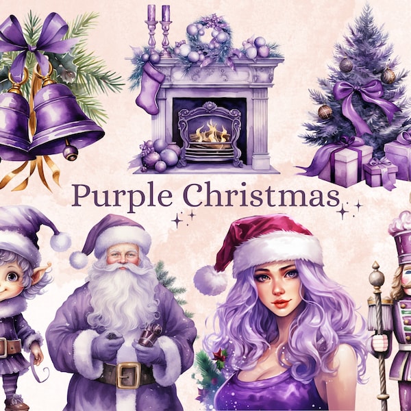 Purple Christmas - Etsy