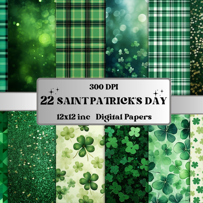 Irish Digital Paper - Etsy