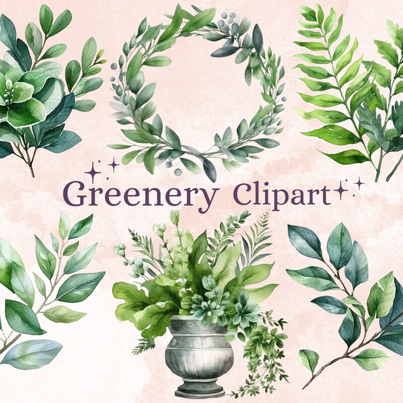 Green Leaves - Etsy