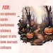 38 PNG Watercolor Halloween Forest Clipart Halloween Woodland - Etsy