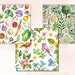 Seamless Watercolor Spring Digital Paper, Spring Botanical Seamless ...