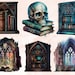 33 PNG Watercolor Gothic Books Clipart, Fantasy Book Clip Art, Gothic ...