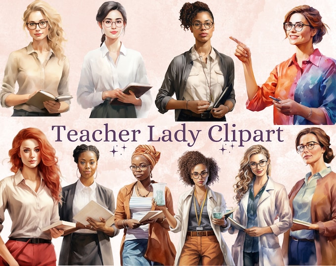 Student Clipart, School Character Clipart Graphics, Card Making ...