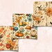 Printable Vintage Thanksgiving Digital Paper Rustic Autumn - Etsy