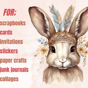 55 PNG Watercolor Boho Easter Bundle Clipart, Bohemian Easter Egg ...